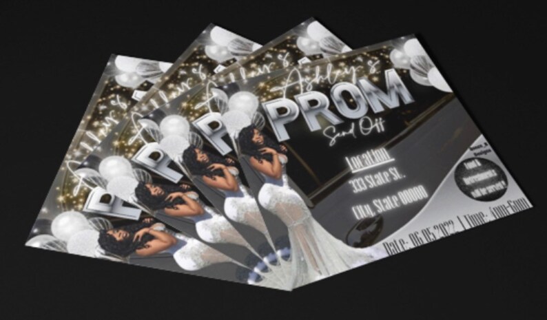 Prom Send off Flyer | Prom Invitation Flyer | Prom Party Invite ...