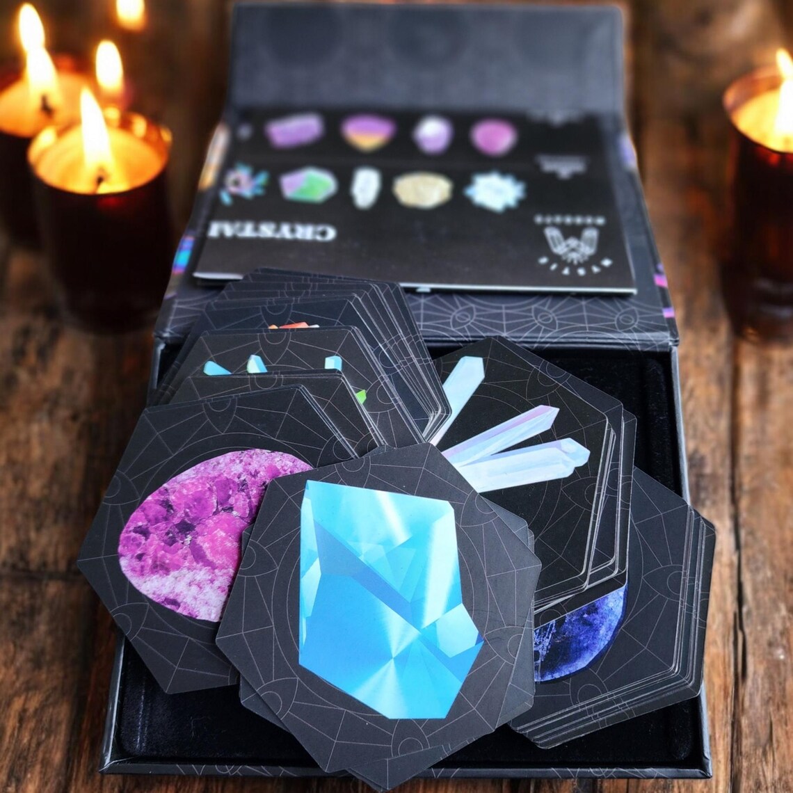 The Crystal Grid Deck: an 80-card Deck to Charge Your Intentions - Etsy