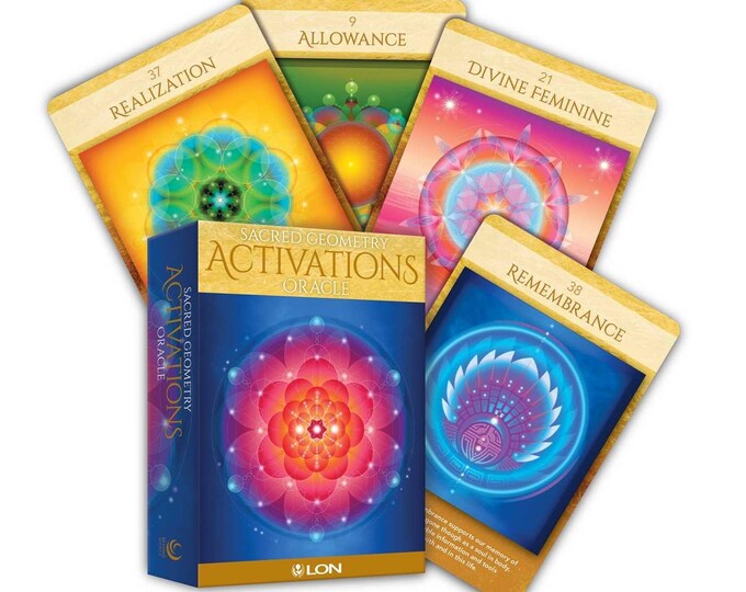 Sacred Geometry Activations Oracle-card Deck and Guidebook by LON - Etsy
