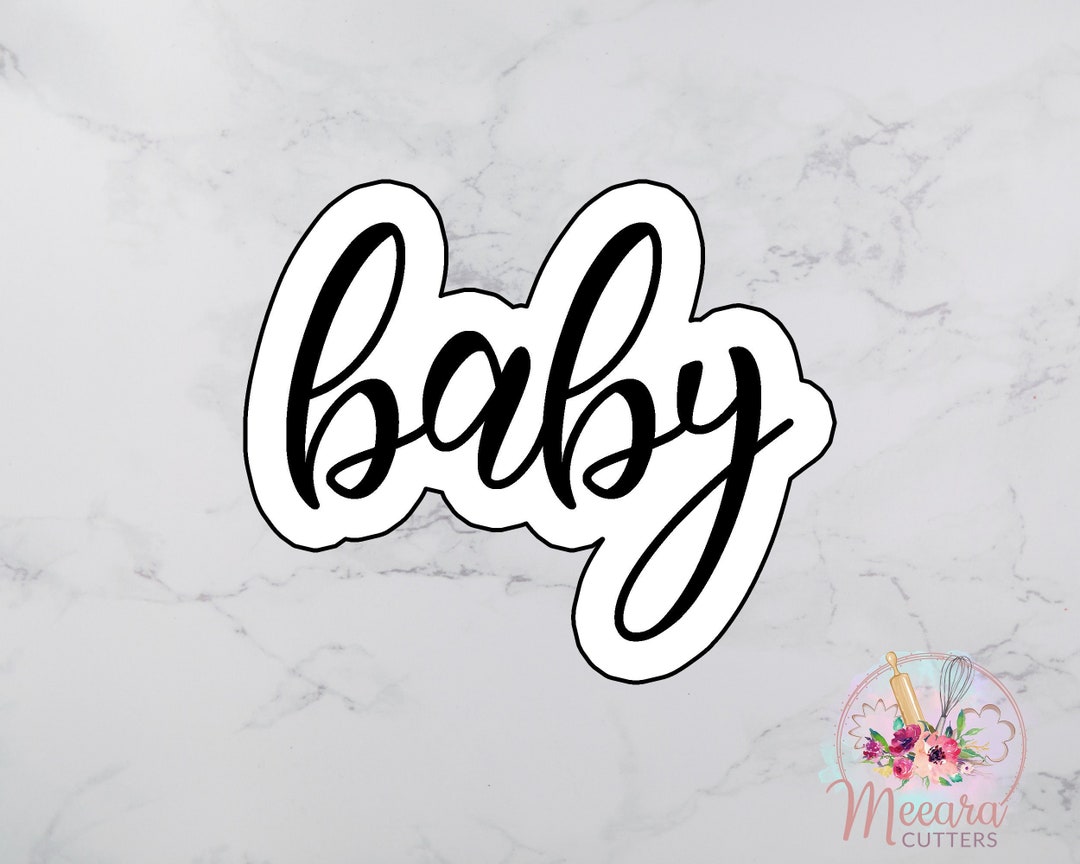Baby Plaque Cookie Cutter Birthday Cookie Cutter Plaque - Etsy
