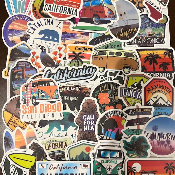 California Stickers - Etsy