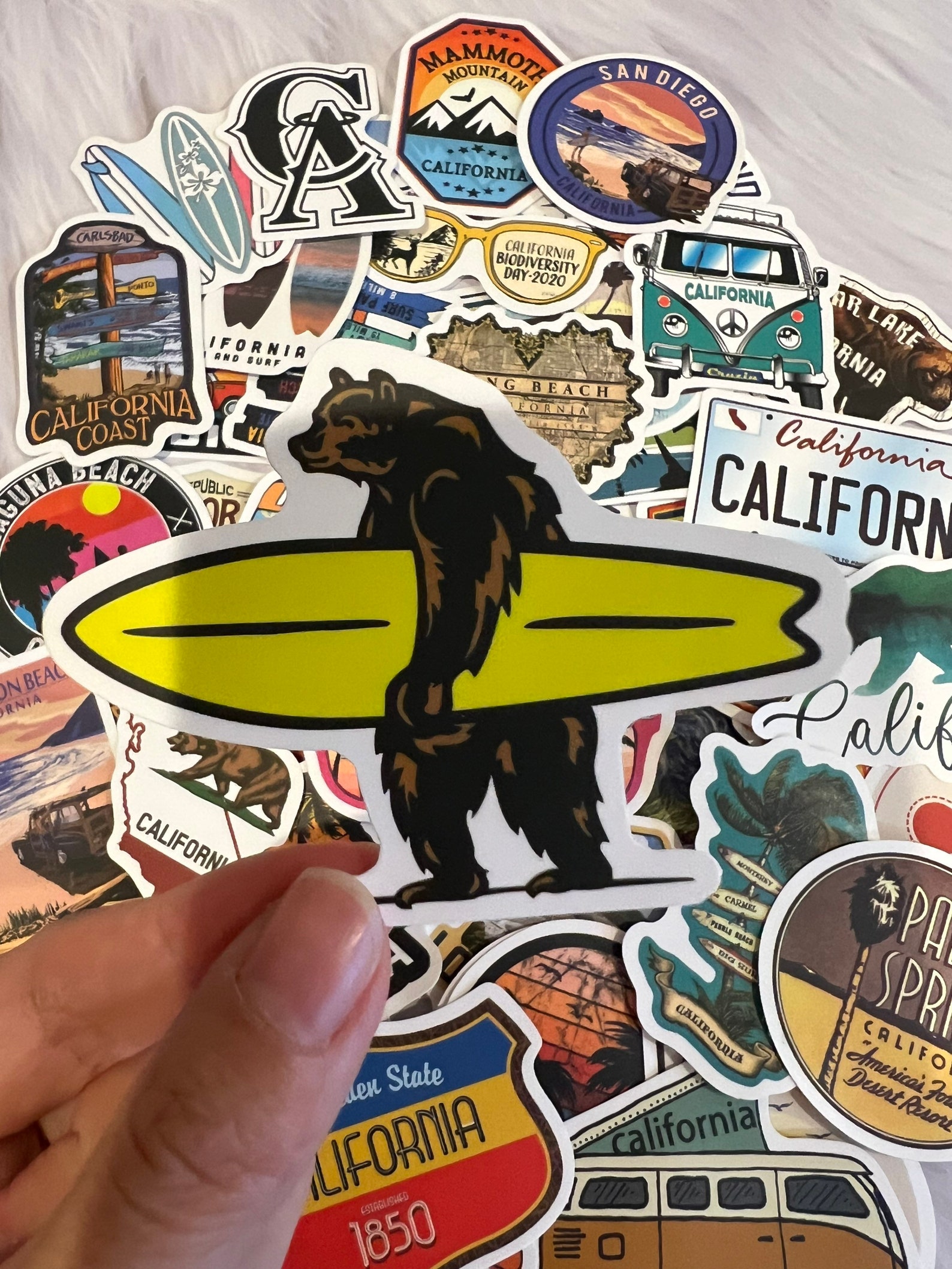 50 Pcs California Stickers - Etsy
