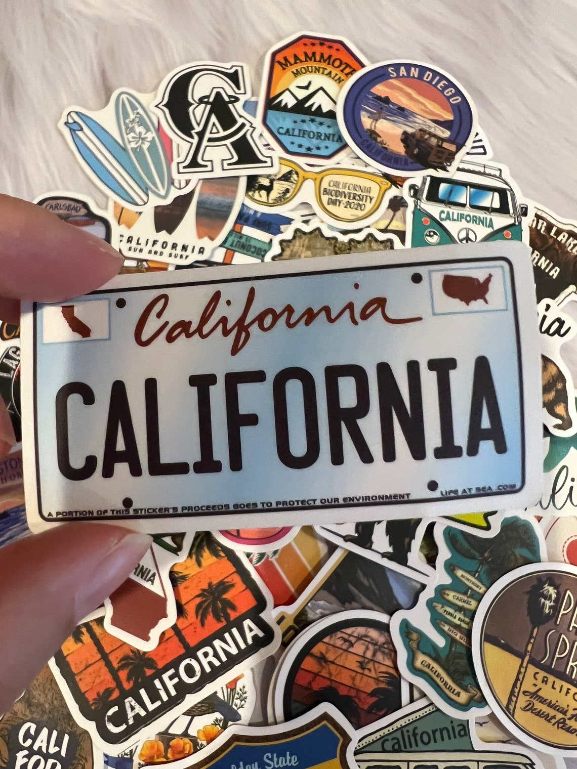 50 Pcs California Stickers - Etsy