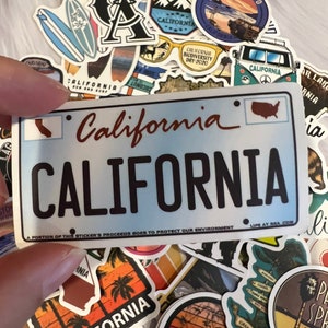 50 Pcs California Stickers - Etsy