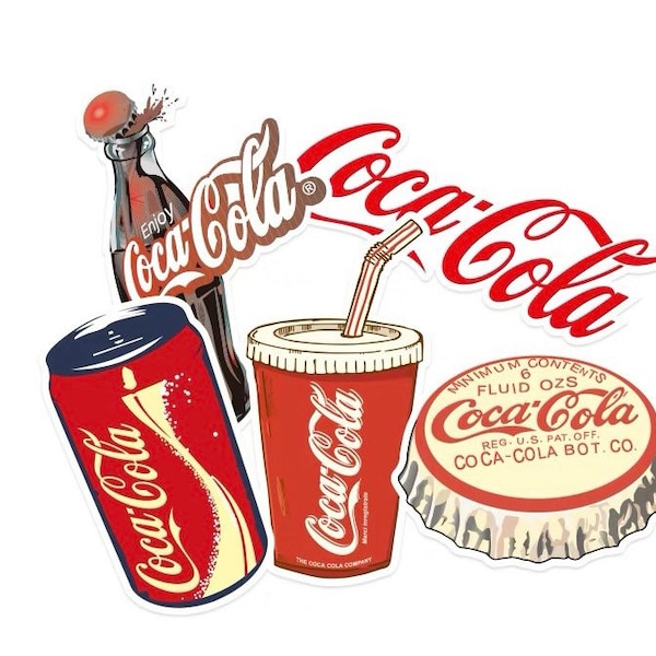 Coca Cola Decals - Etsy
