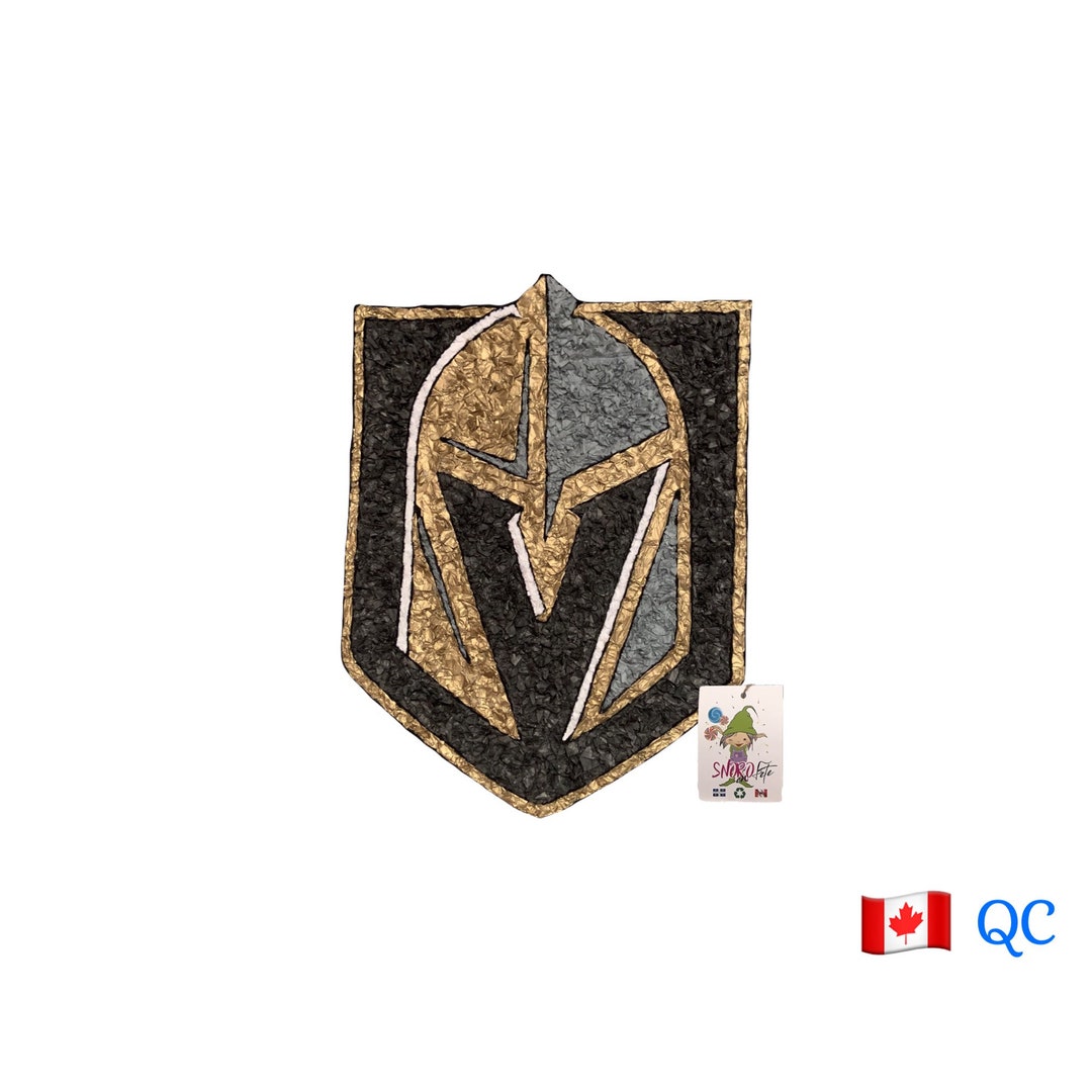 Golden Knights Hockey Piñata Made From Recycled Cardboard and - Etsy