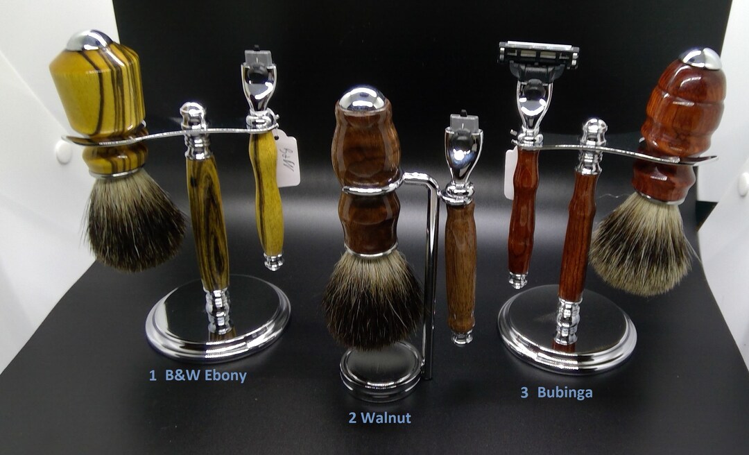 Hand Turned Razor and Accessories - Etsy