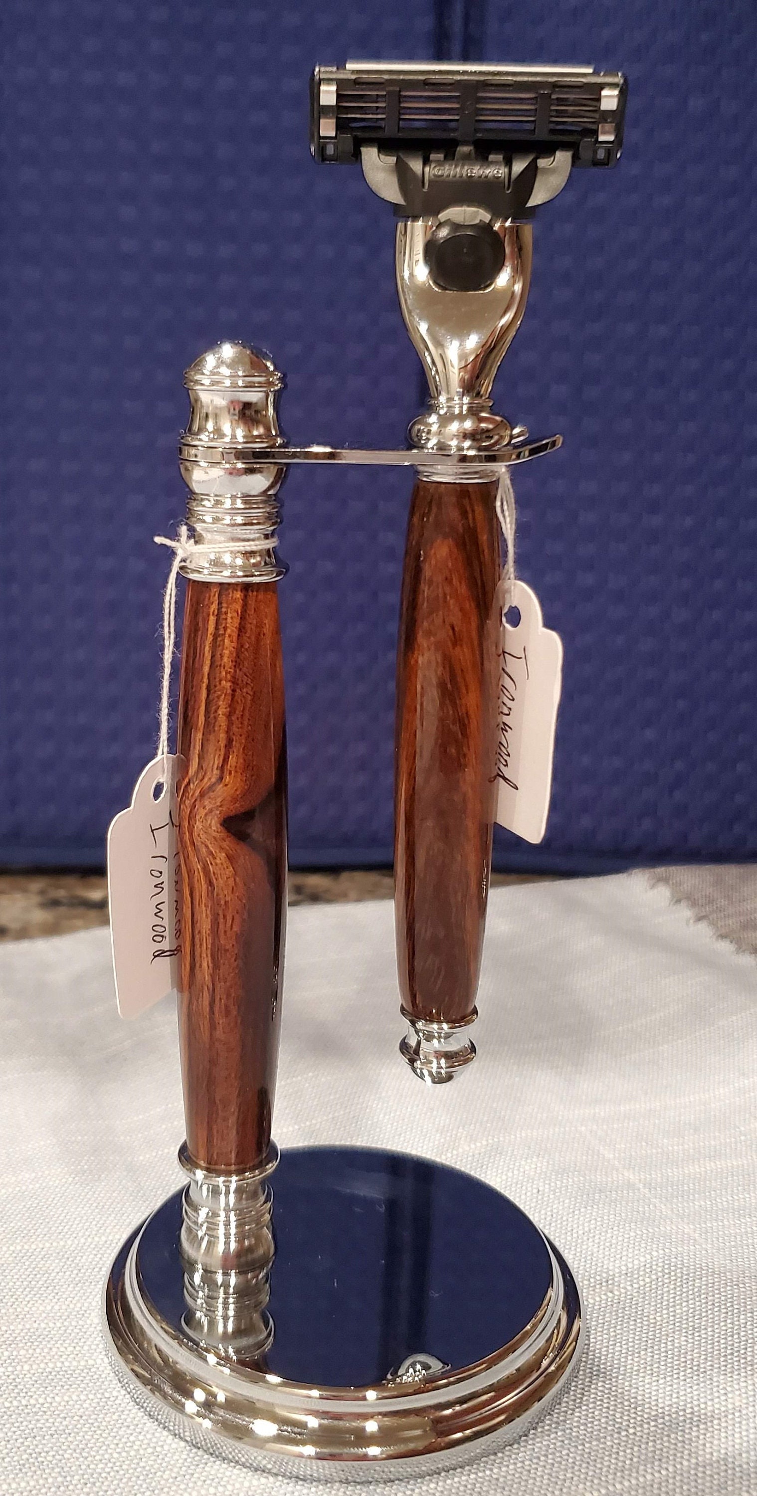 Hand Turned Razor and Accessories - Etsy