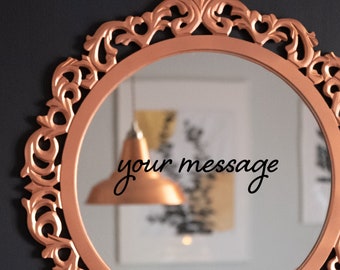 Personalized Mirror Decal, Personalized Gifts, Positive Affirmation ...