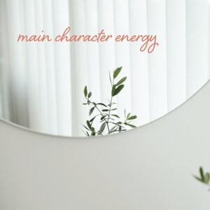 Main Character Decal Main Character Energy Main Character - Etsy