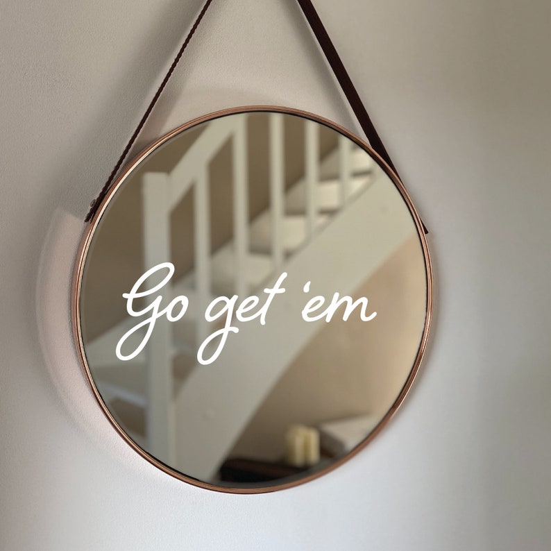 Go Get 'em Decal Positive Affirmation Positive - Etsy