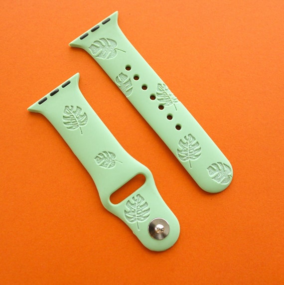 Monstera Pattern Apple Watch Band Plant Lover Watch Band | Etsy