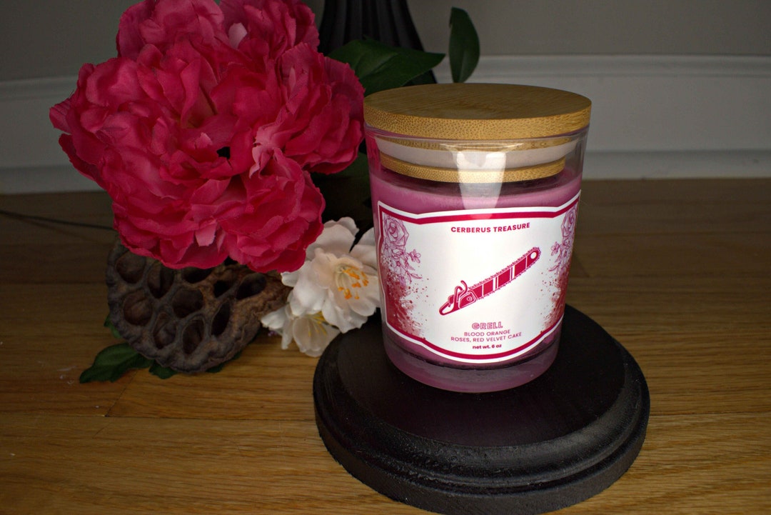 Blood Orange, Roses, and Red Velvet Cake - Grell Inspired Soy Candle - Etsy