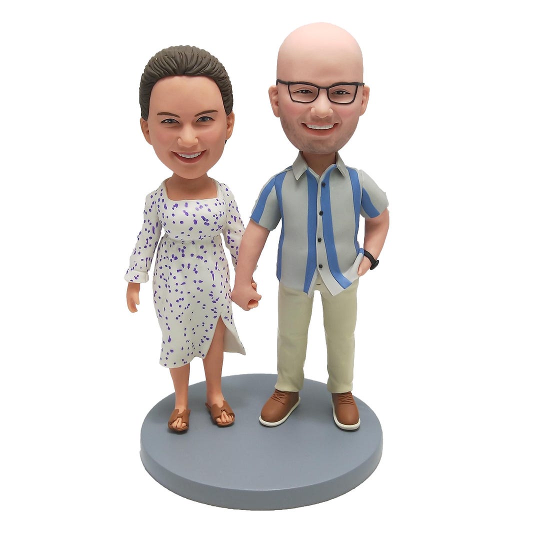 Customised Couple Bobbleheads, Anniversary Bobblehead Gifts for Couples ...
