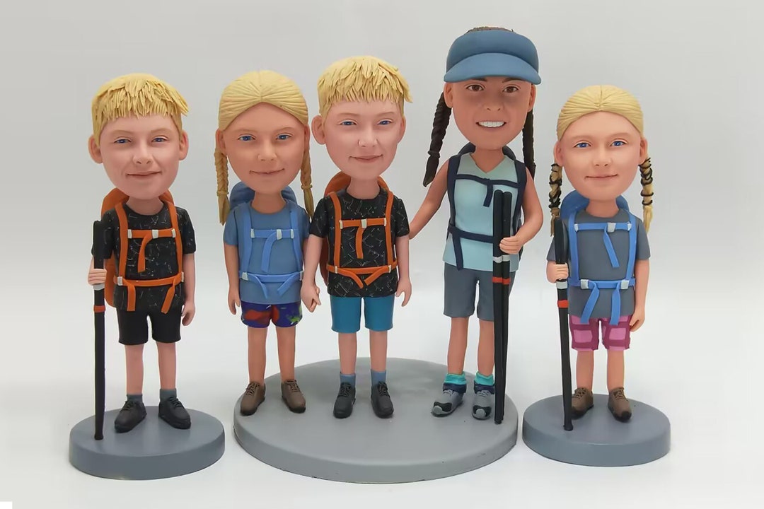 Custom Family Bobbleheads, Create My Own Family Bobblehead, Custom ...