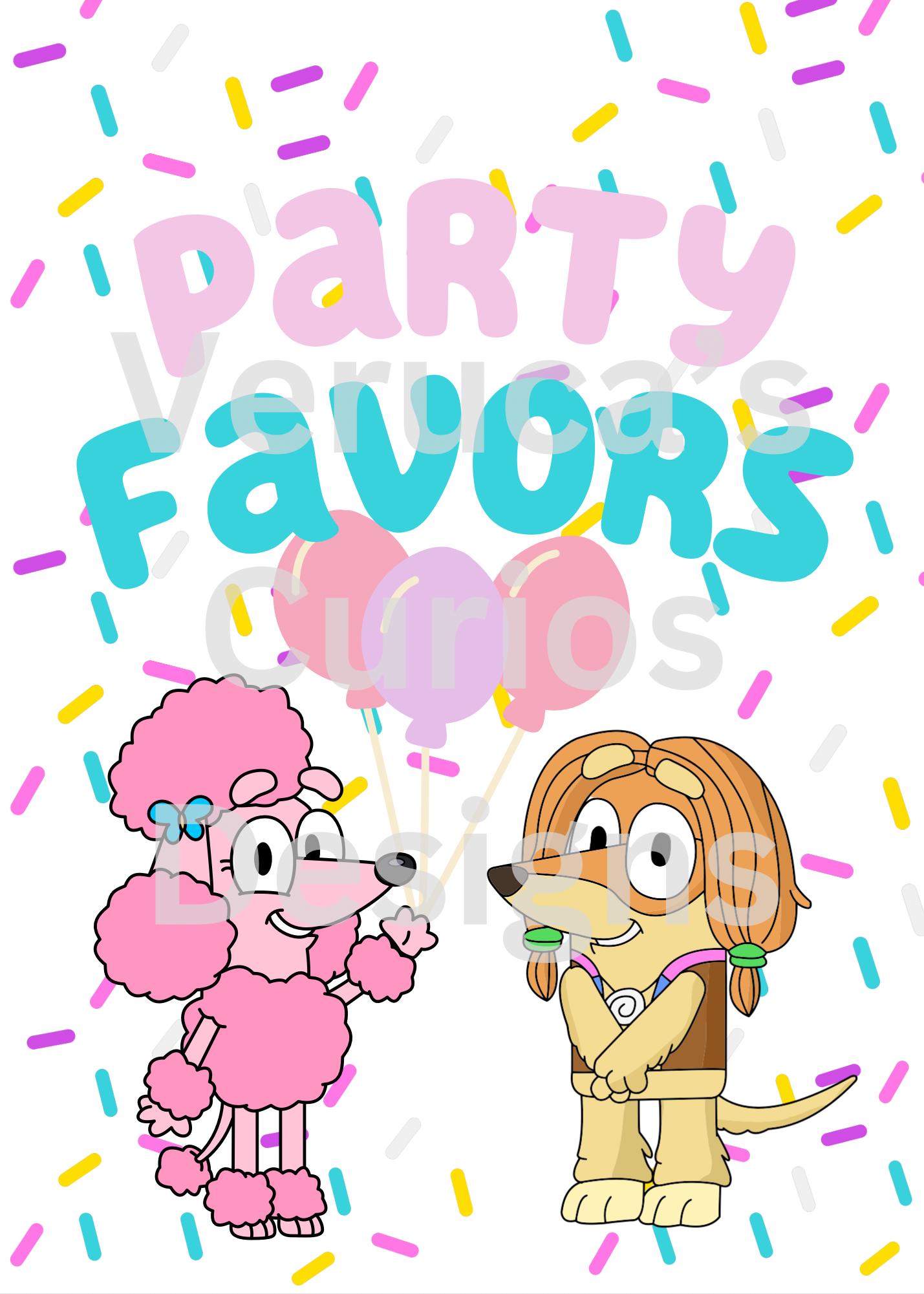 Bluey Girly Groovy Birthday Party Signs Digital Download Printable - Etsy