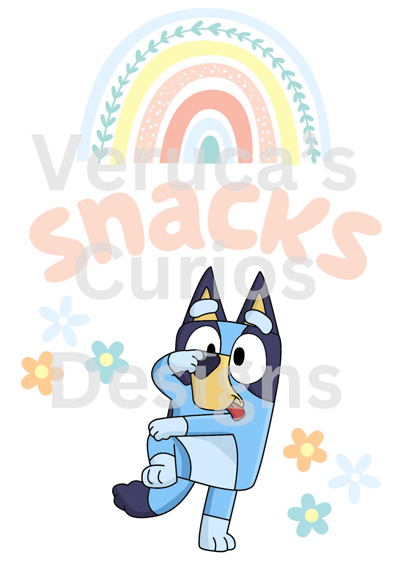 Bluey Girly Groovy Birthday Party Signs Digital Download Printable - Etsy