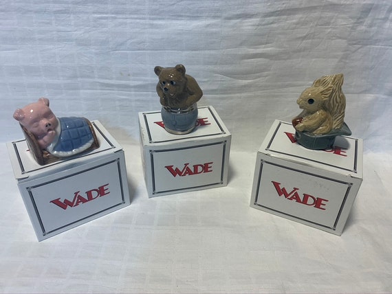 Wade Family Favourites Priscilla the Pig Tubby the Bear and | Etsy