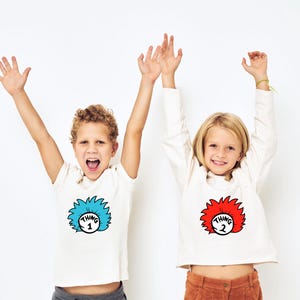 Thing 1 Thing 2 SVG, Thing 1 and Thing 2 Png Svg Pdf Eps Dxf High ...