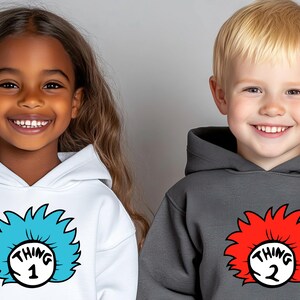 Thing 1 Thing 2 SVG, Thing 1 and Thing 2 Png Svg Pdf Eps Dxf High ...