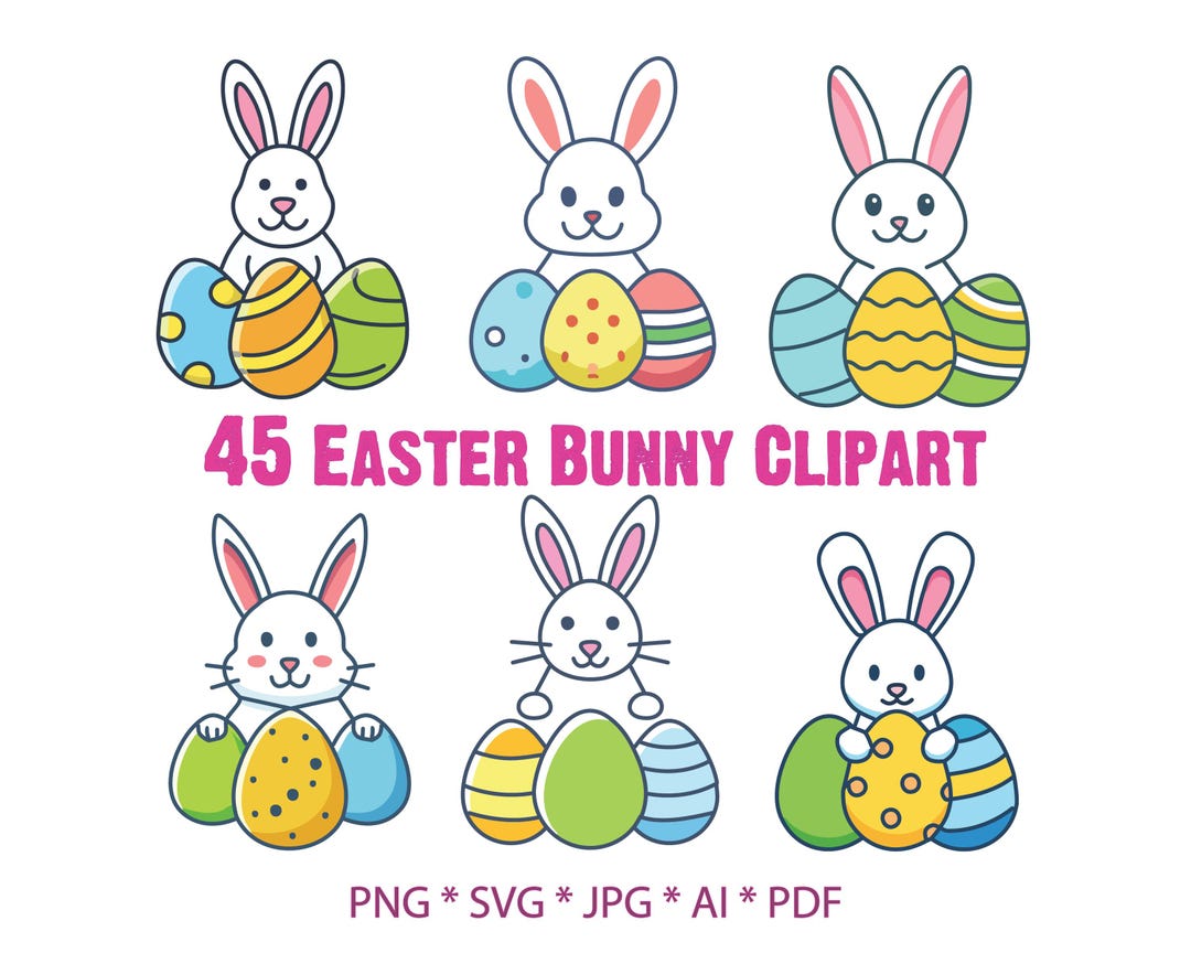 Easter Bunny Clipart, Easter Clip Art, Easter Bunny - Carrot, Bunny ...