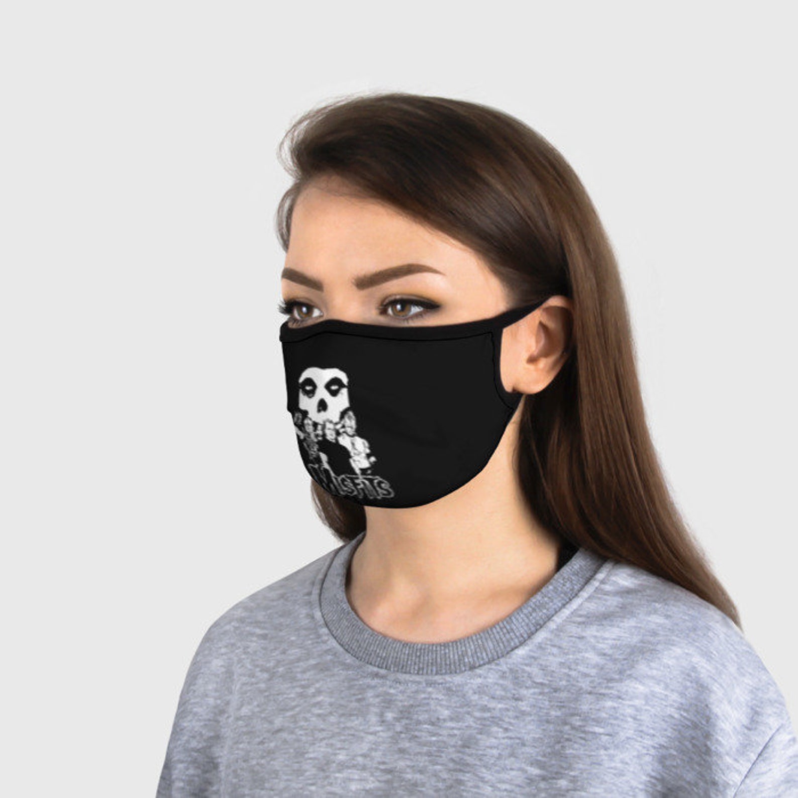 The Misfits Face Mask Rock Mask Reusable Washable 100% | Etsy