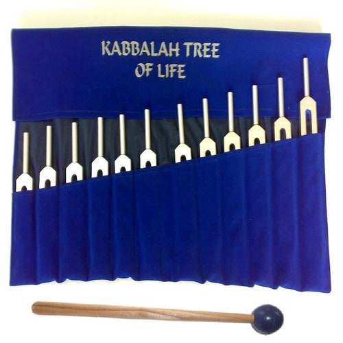 Kabbalah Tree of Life Sephiroth Tuning Forks 12 Pc Mallet & - Etsy