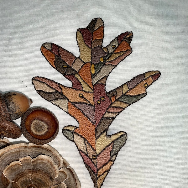 Oak Tree Embroidery File - Etsy