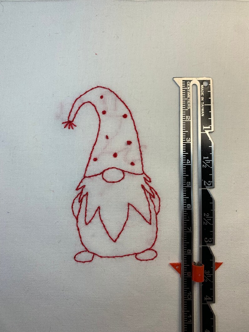Gnome Wizard Hand Embroidery Pattern PDF Download | Etsy