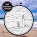Little Sable Point Lighthouse Hand Embroidery Pattern DIY Embroidery - Etsy