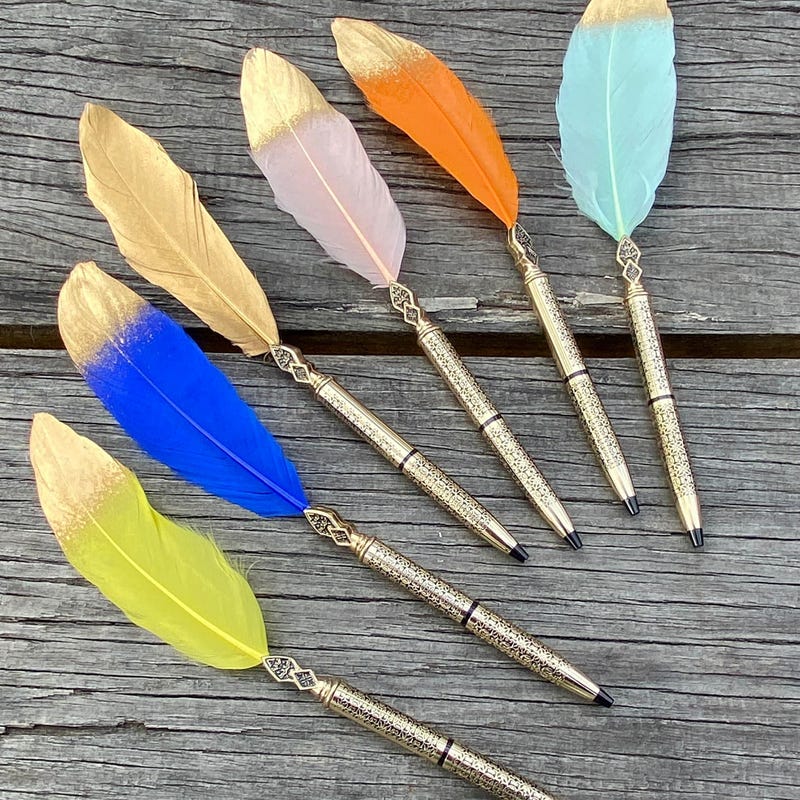Feather Writing Quill - Etsy