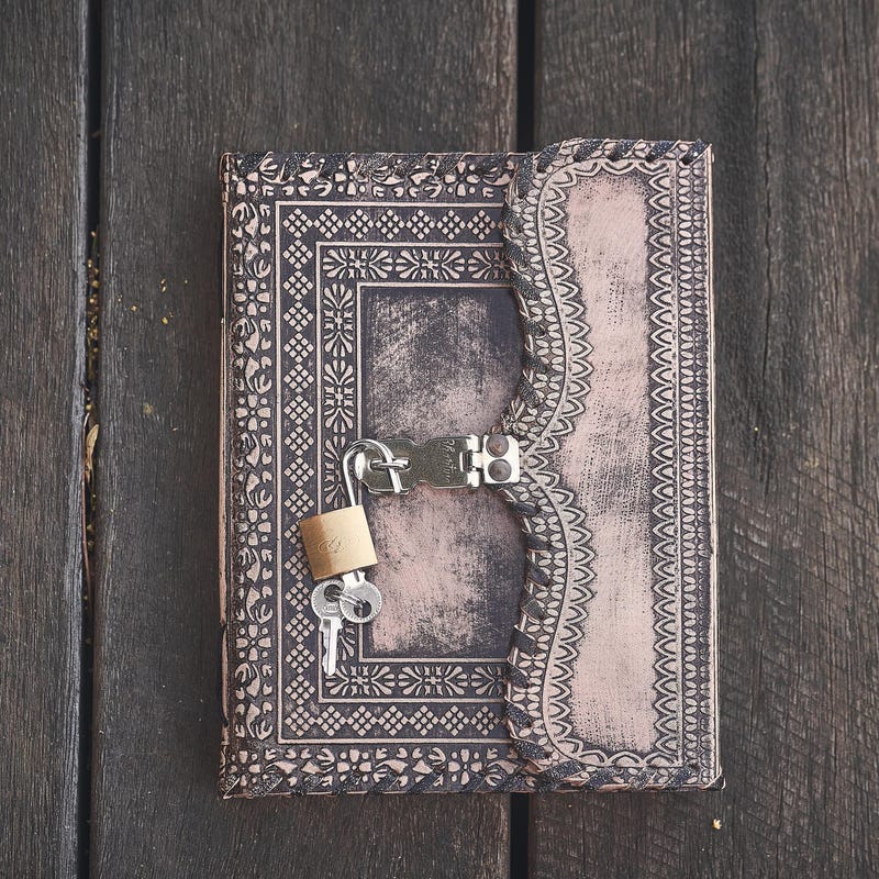 Diary Book With Lock - Etsy