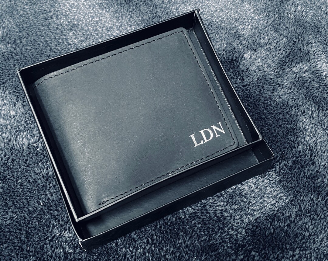 Personalised Leather Wallet Pure Leather Wallet 3 Colours Available ...