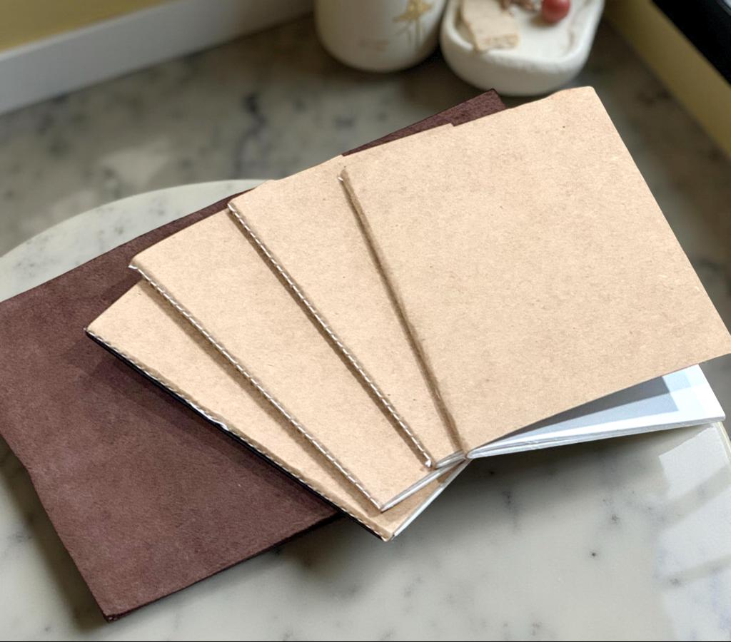 A5 Refillable Leather Journal | 4 Paper Rims | Acid Free Paper | 2 ...