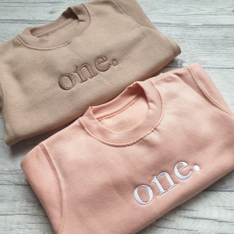 Personalised Birthday Jumper Embroidered 1st Birthday Top | Etsy