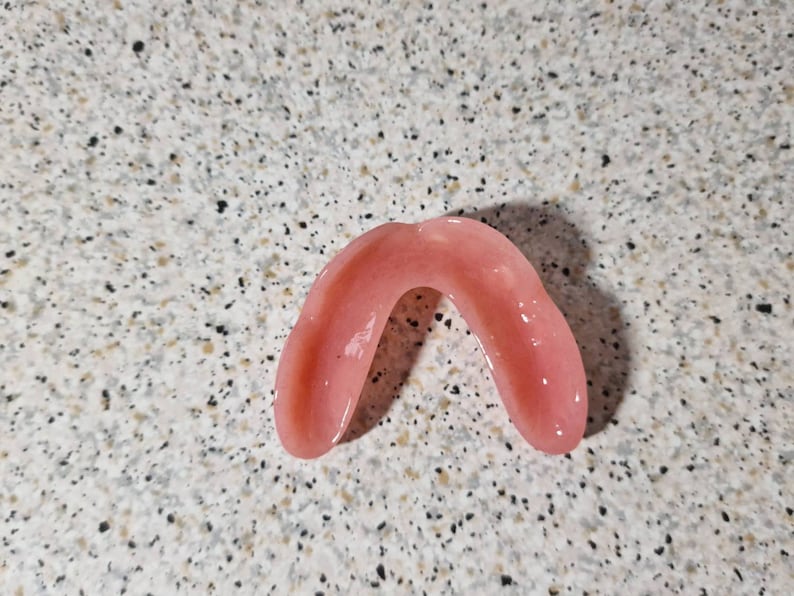 Full Upper Denture/false Teeth With Horseshoe/no Palate - Etsy Australia