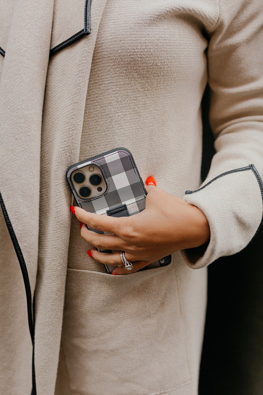 Plaid to Meet You Vegan Leather iPhone and Samsung Case With Card ...