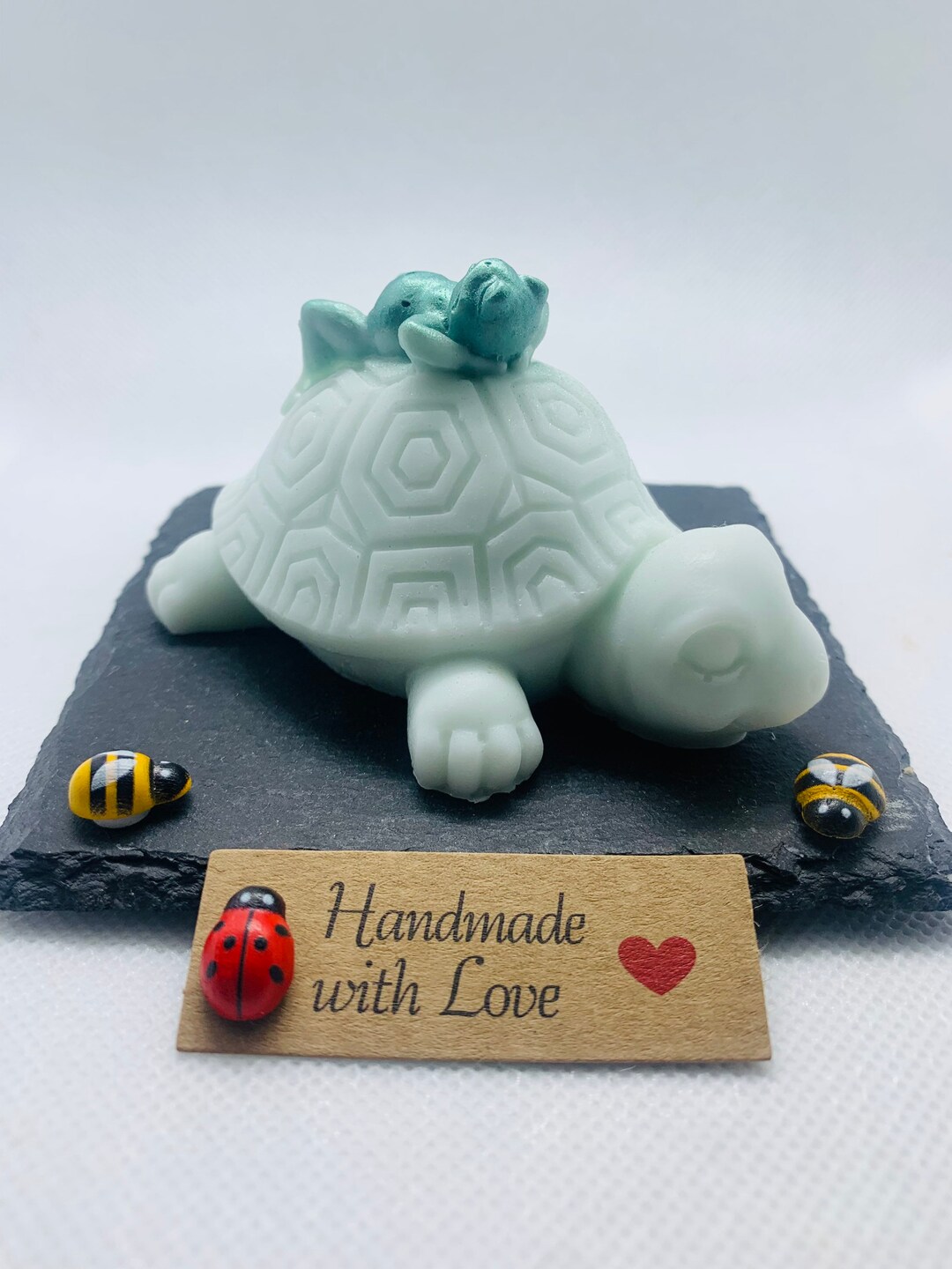 Turtle Gift Tilly the Turtle & Frog Soap 80g Vegan Soap Turtle Decor ...