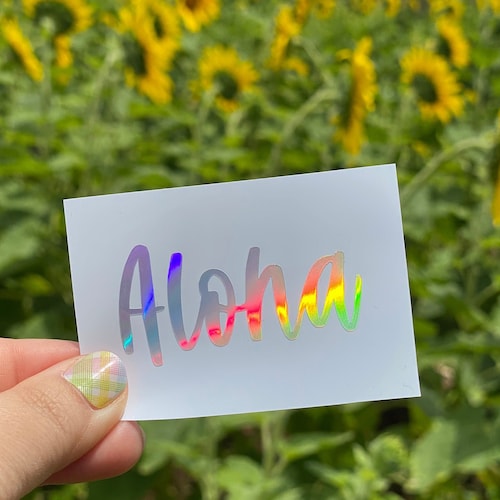 Aloha Shaka Decal Aloha Car Decal Stickerhawaii Sticker - Etsy
