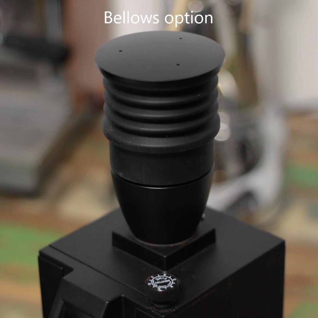 Eureka Mignon Black Aluminium Combo - Low Hopper With Cap + Silicone ...