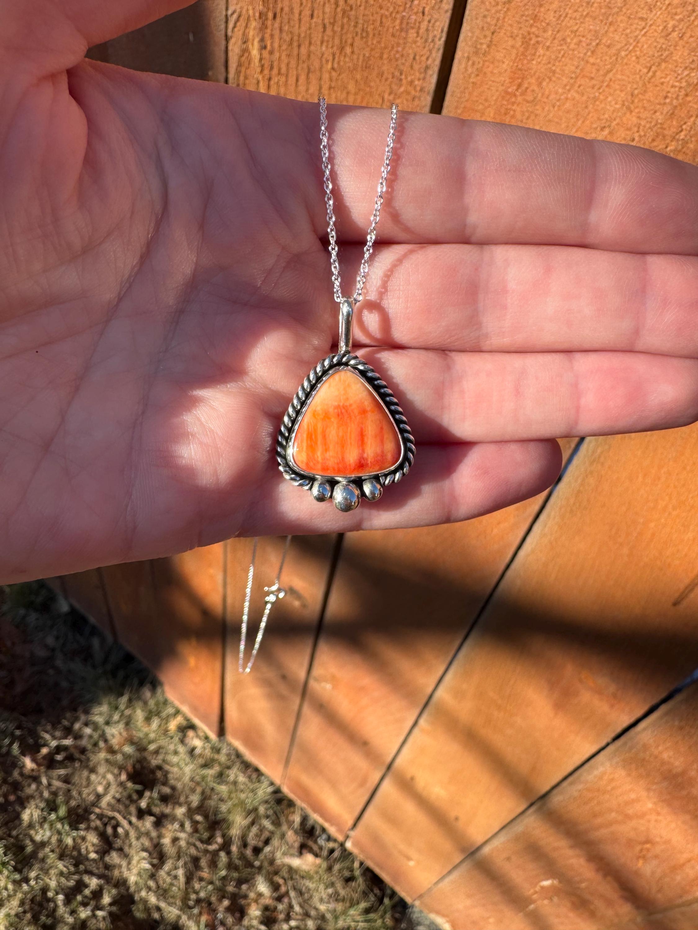 Spiny Oyster Necklace - Etsy