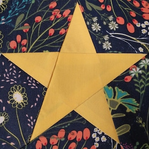 FPP - Print Your Own - 5-point Traditional Star Block - Foundation ...