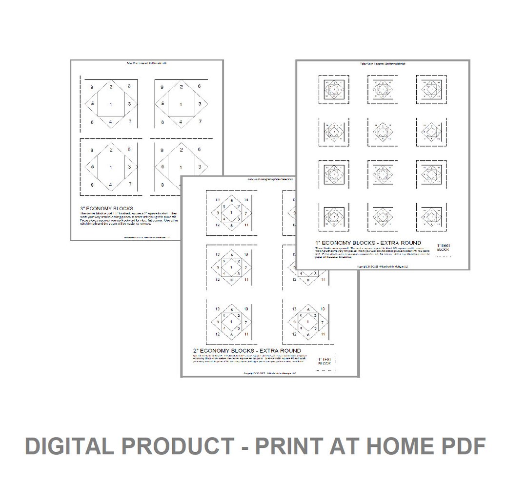 FPP - Mini Economy Blocks (square-in-a-square) + Bonus "extra Round ...