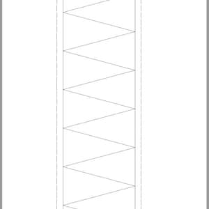 FPP - Sawtooth Border - Foundation Paper Piecing - PDF - Print at Home ...