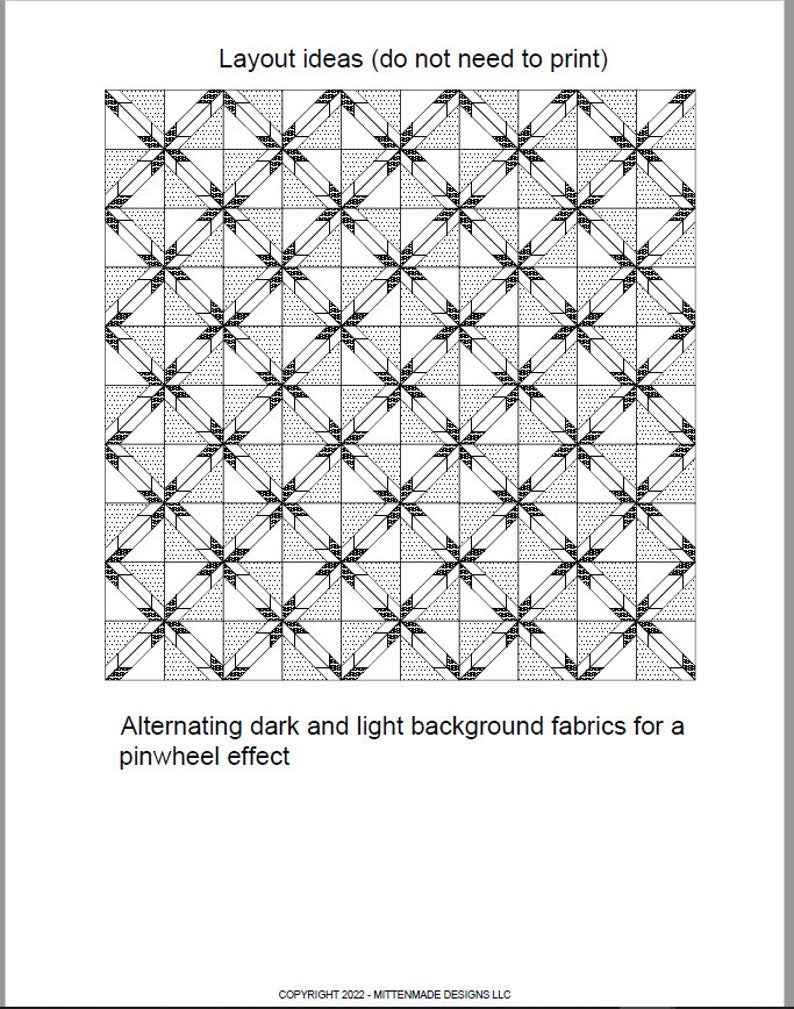 Foundation Paper Piecing - Hunter's Star - 1 Size - 12" Blocks ...