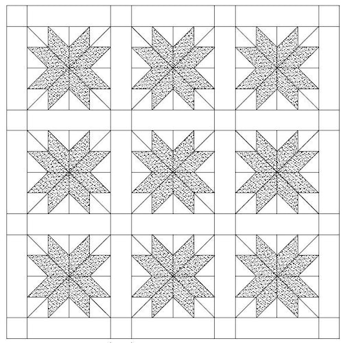 Foundation Paper Piecing Hunter's Star 1 Size - Etsy