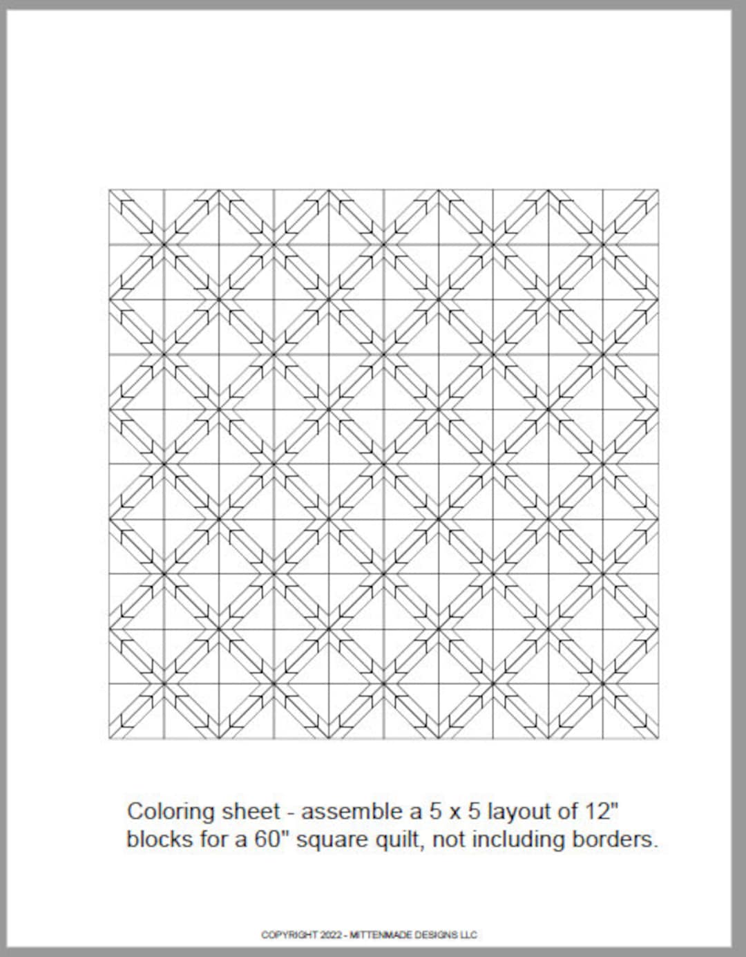 Foundation Paper Piecing - Hunter's Star - 1 Size - 12" Blocks ...