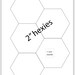 EPP - English Paper Piecing - 5 Sizes - 1/2" Through 2" Hexies - Print ...