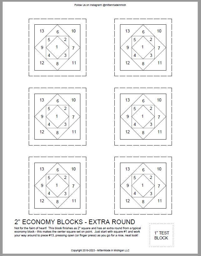 FPP - Mini Economy Blocks (square-in-a-square) + Bonus "extra Round ...