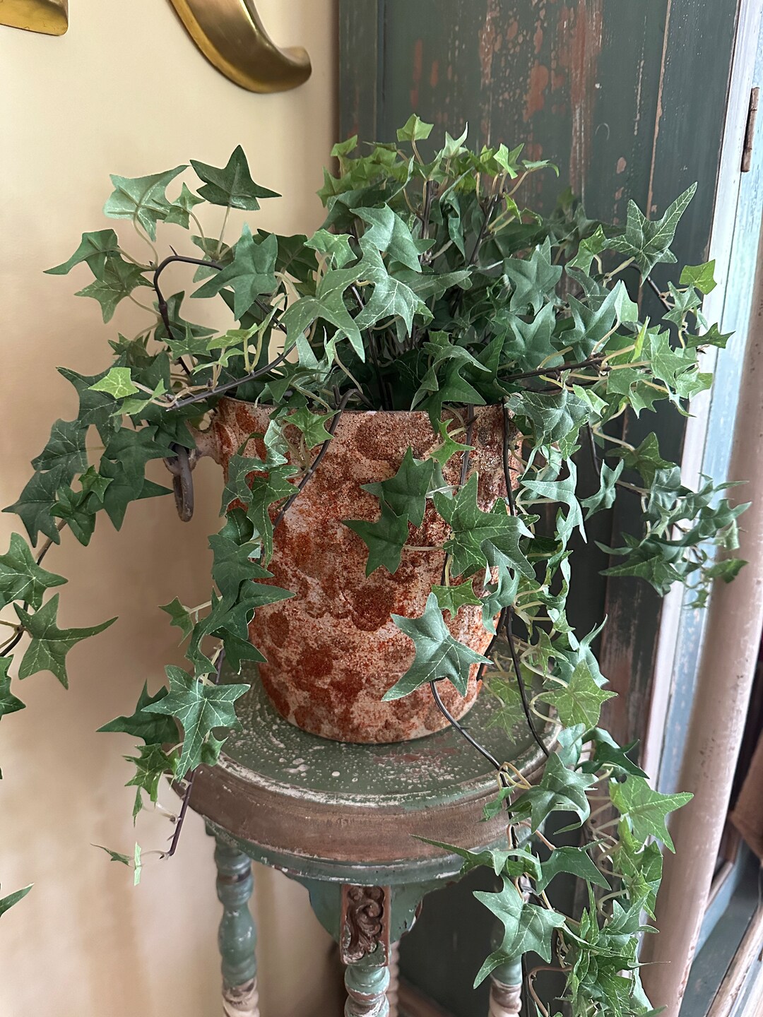 Hand Painted Home Decor Potted Plant/home Decor Decoration Mixture ...